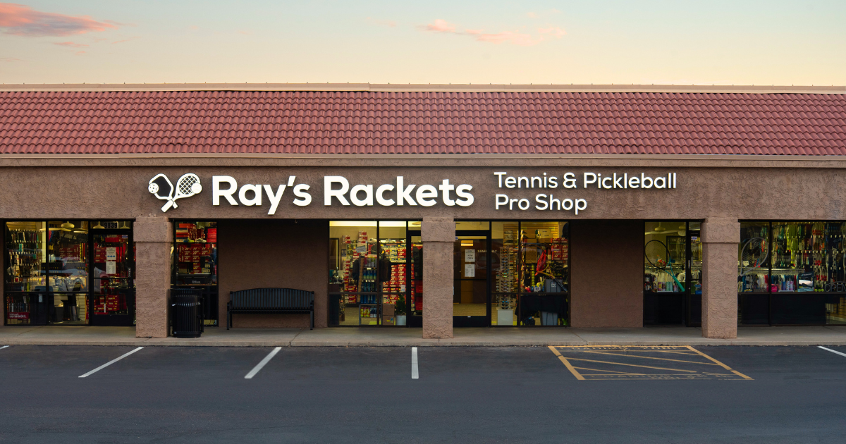 Check Out Our New Sign And Our New Store - Ray's Rackets
